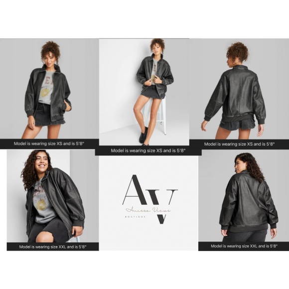 wild fable | Jackets & Coats | Wild Fables Womens Distressed Faux ...